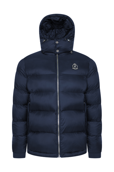 HRH Puffer Chrome Zip - Navy – Benjart