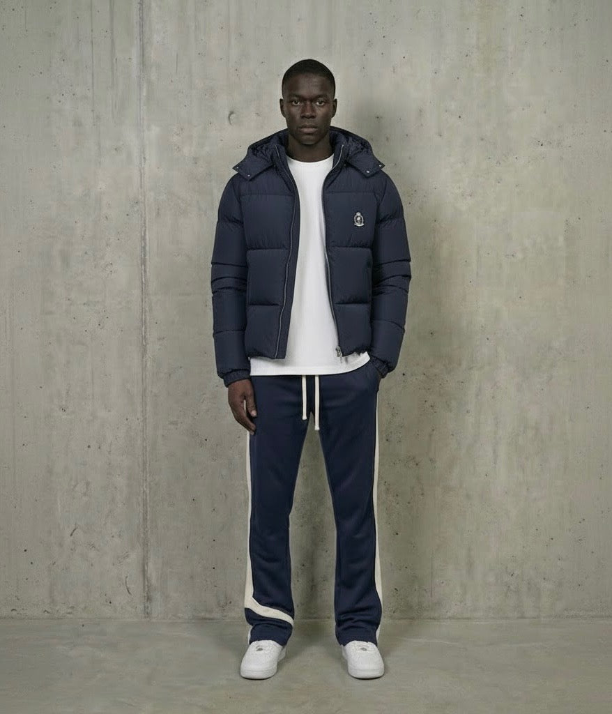 HRH Puffer Chrome Zip 2.0 - Navy – Benjart